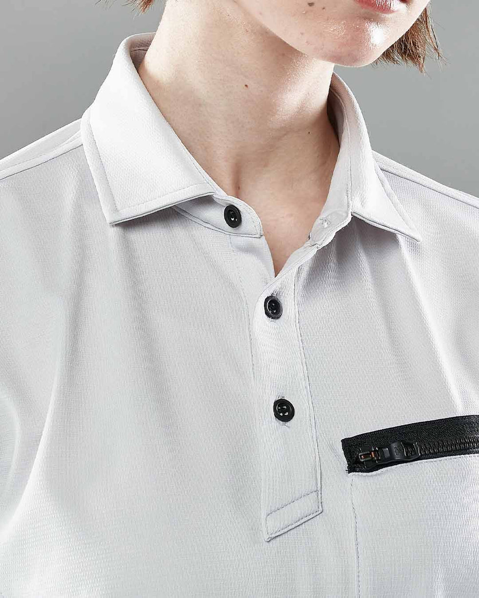 51305 T/Cワークニットロングポロシャツ – TS DESIGN