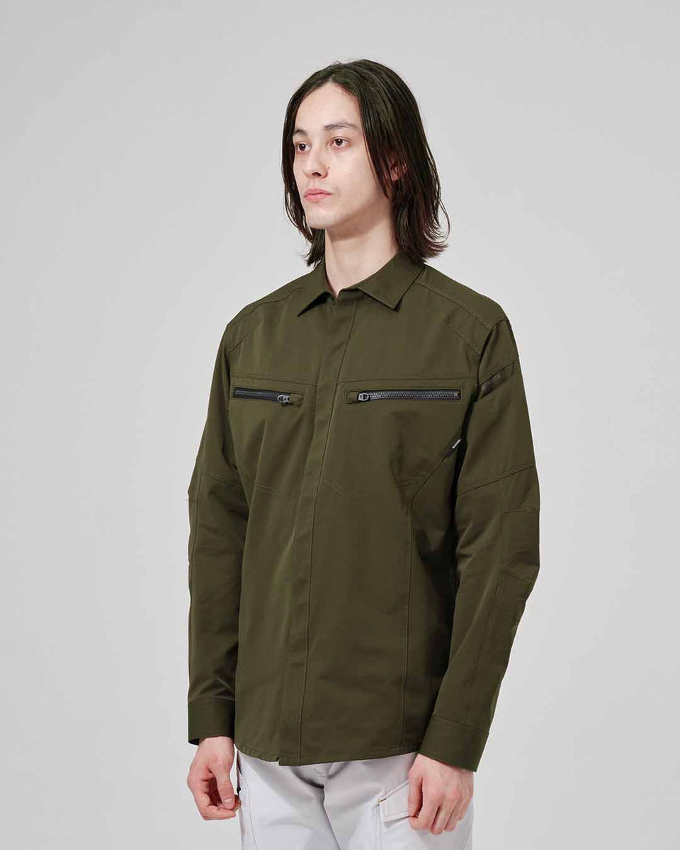 5605 TSエコダブルライトクロスロングスリーブシャツ – TS DESIGN